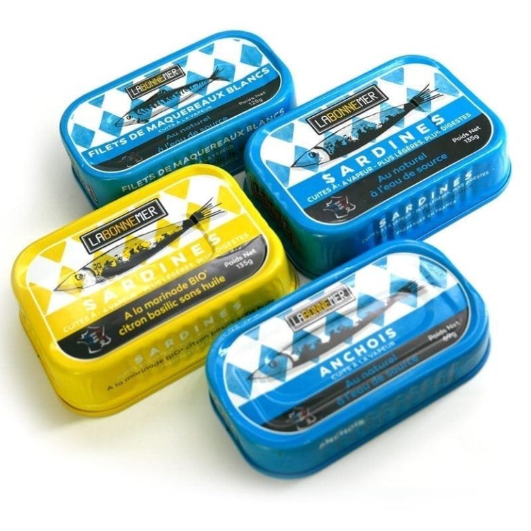 Round box of anchovies and mackerel | ProvencalBox